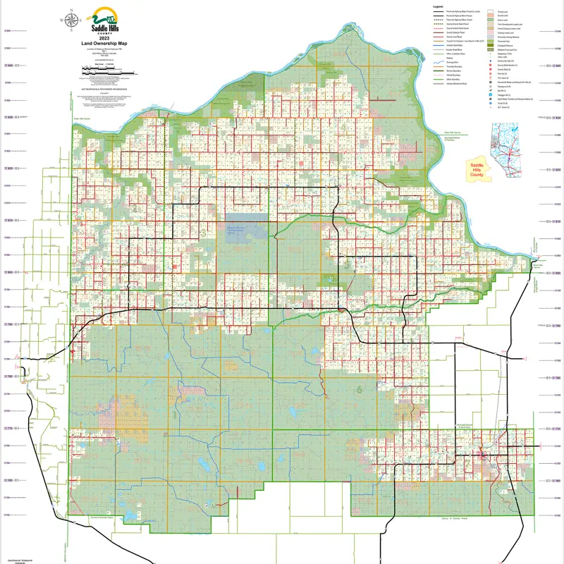 Maps | Saddle Hills County