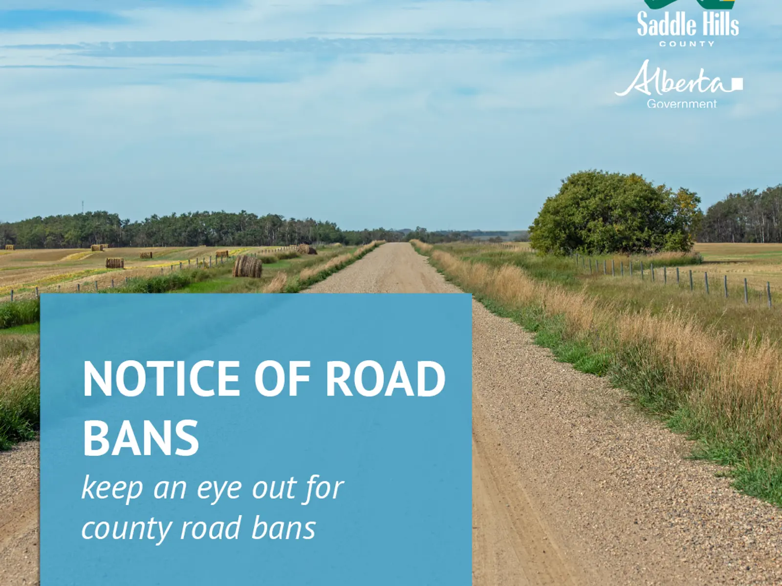 Road Bans | Saddle Hills County