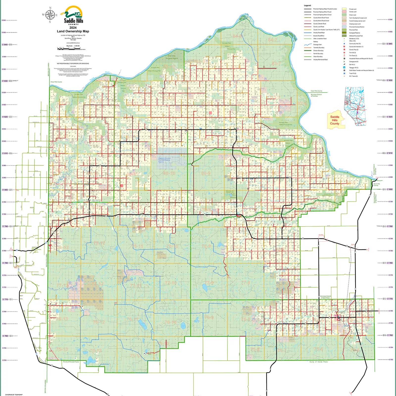 Maps | Saddle Hills County