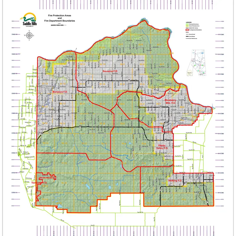 Maps | Saddle Hills County