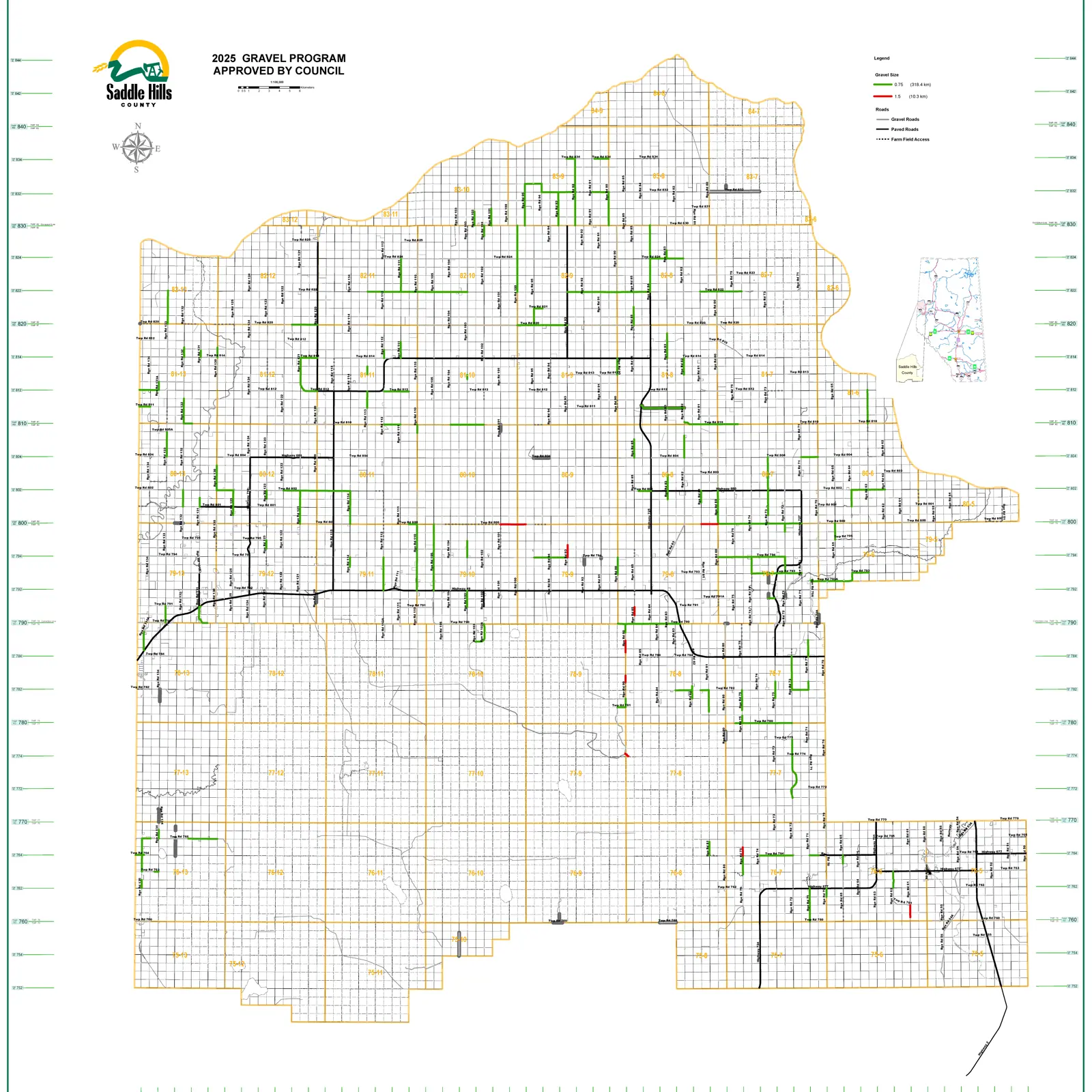 Maps | Saddle Hills County