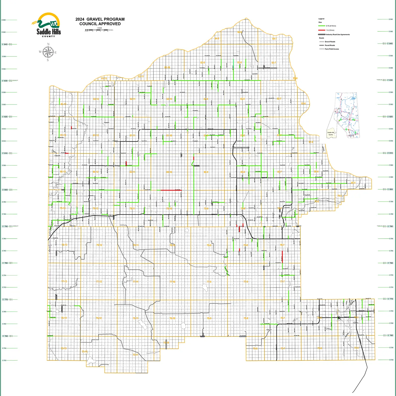 Maps | Saddle Hills County