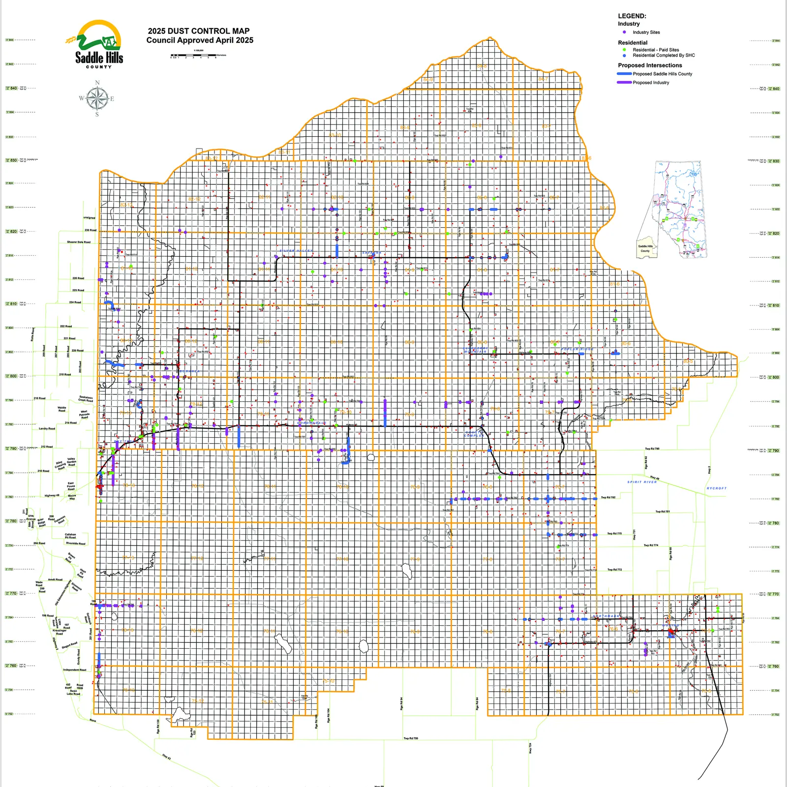 Maps | Saddle Hills County